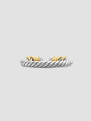 David Yurman Petite Helena Open Ring In Sterling Silver