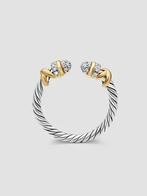 David Yurman Petite Helena Open Ring In Sterling Silver