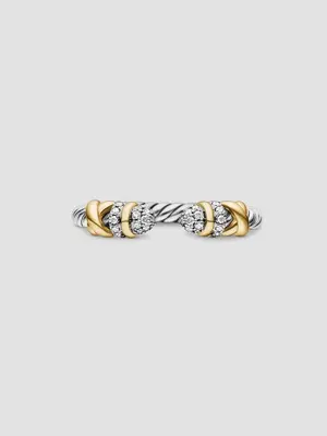 David Yurman Petite Helena Open Ring In Sterling Silver