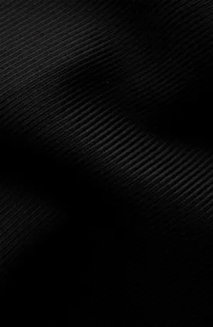 Eton Contemporary Fit Diagonal Weave Dress Shirt - Black