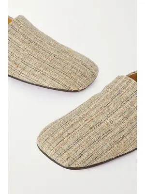 Loro Piana Andria Canvas Loafers