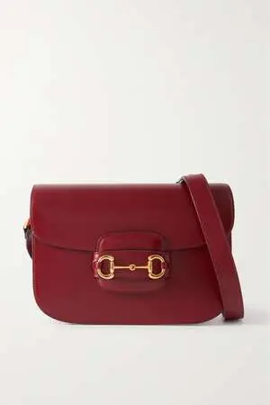 Gucci Horsebit 1955 Textured-leather Shoulder Bag