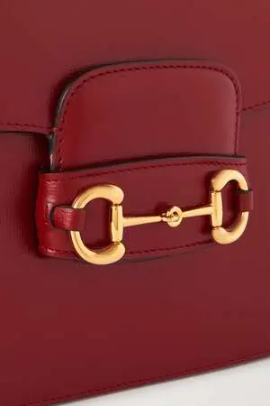 Gucci Horsebit 1955 Textured-leather Shoulder Bag