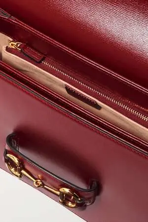 Gucci Horsebit 1955 Textured-leather Shoulder Bag