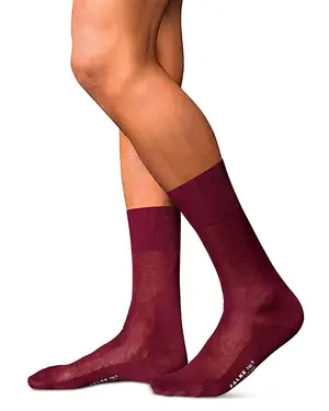 Falke No. 9 Fil D'ecosse Mercerized Dress Socks - Barolo