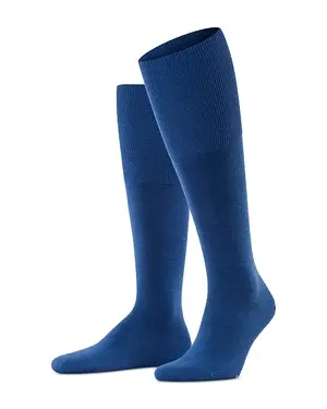 Falke Airport Merino Wool Blend Knee High Socks - Royal Blue