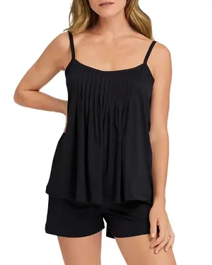 Hanro Juliet Short Pajama Set - Black