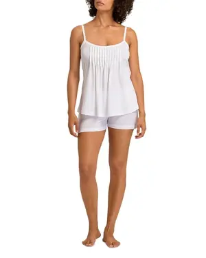 Hanro Juliet Short Pajama Set - White