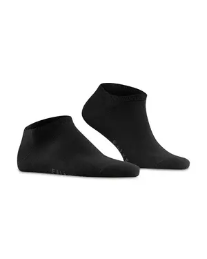 Falke Family Cotton Blend Sneaker Socks - Black