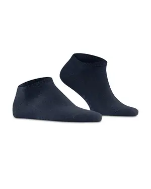 Falke Family Cotton Blend Sneaker Socks - Navy Melange
