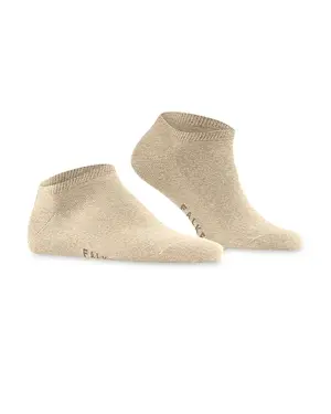 Falke Family Cotton Blend Sneaker Socks - Sand Melange