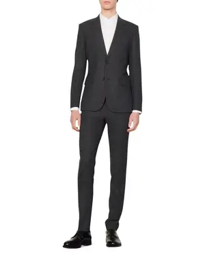 Sandro Legacy Gray Suit Jacket - Mocked Grey
