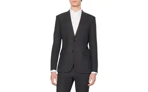 Sandro Legacy Gray Suit Jacket - Mocked Grey