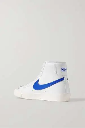 Nike Blazer Mid '77 Vintage Suede-trimmed Leather Sneakers