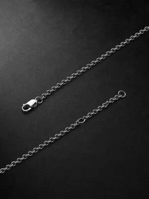 42 SUNS 14-karat White Gold Topaz Pendant Necklace