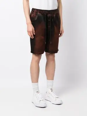 Mihara Yasuhiro Faded-effect Shorts