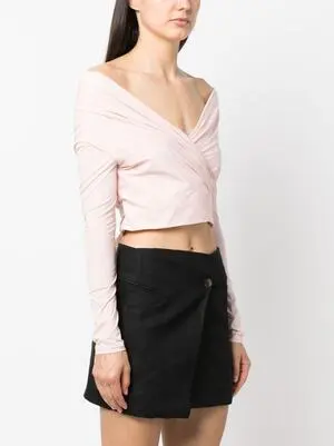 Philosophy Di Lorenzo Serafini Wraparound Crop Top