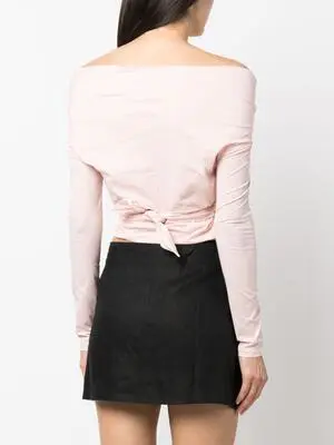 Philosophy Di Lorenzo Serafini Wraparound Crop Top