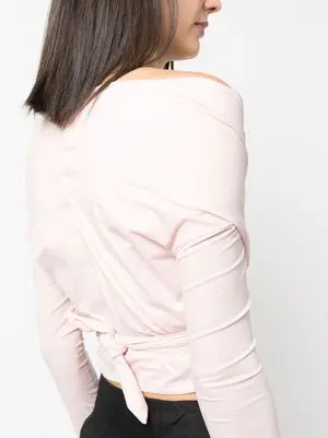 Philosophy Di Lorenzo Serafini Wraparound Crop Top