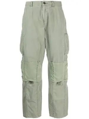 John Elliott Mid-rise Straight-leg Trousers - Green
