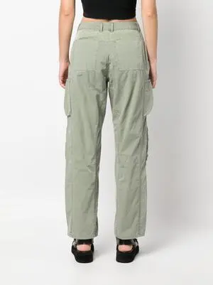 John Elliott Mid-rise Straight-leg Trousers - Green