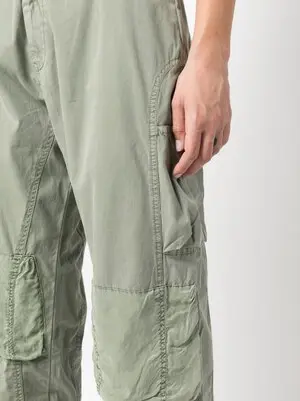 John Elliott Mid-rise Straight-leg Trousers - Green