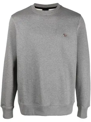 Paul Smith Embroidered-motif Sweatshirt - Grey