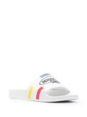 Missoni Logo-print Rubber Slides