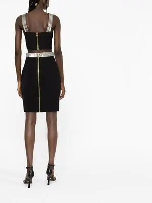 Balmain Sequin-embellished Pencil Skirt