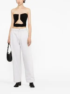 MAISON MARGIELA Mid-rise Wide-leg Jeans
