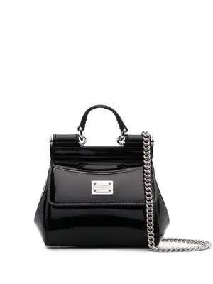 Dolce & Gabbana Logo-plaque Leather Mini Bag