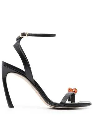 LANVIN Crystal-embellished High Heel Sandals