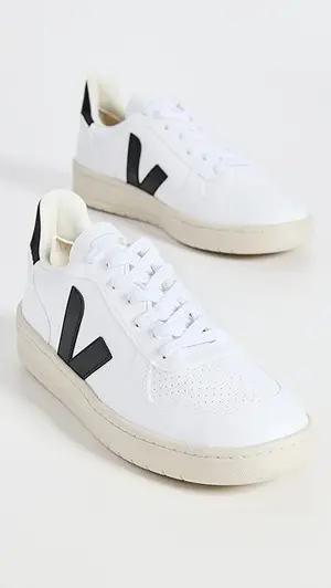 VEJA V-10 Cwl Sneakers - White/black