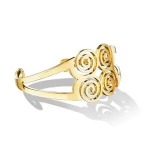 CADAR Yellow Gold Essence Cuff Bracelet