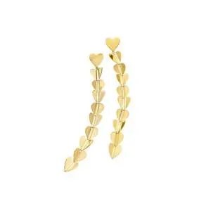 CADAR Wings Of Love Heart Drop Earrings - One-color