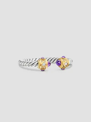 David Yurman Renaissance Ring In Sterling Silver Amethyst