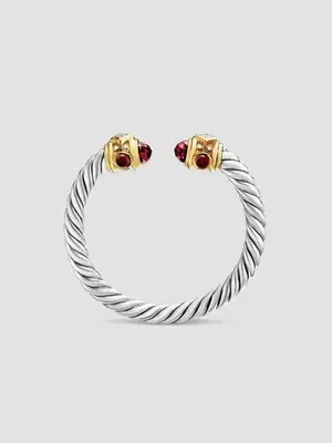 David Yurman Renaissance Ring In Sterling - Garnet