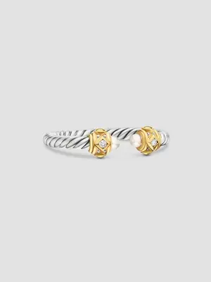 David Yurman Renaissance Ring In Sterling Silver Pearl