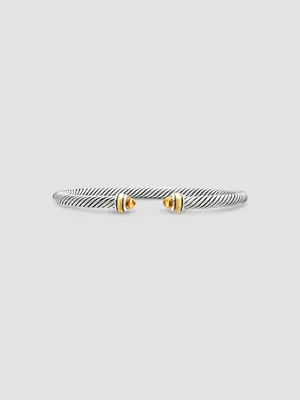 David Yurman Cable Classics Color Bracelet With 18k Yellow Gold - Citrine