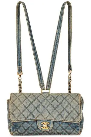 Chanel Denim Vintage Flap Backpack