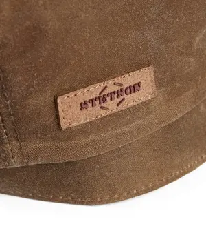Stetson Leather Burney Hatteras Cap
