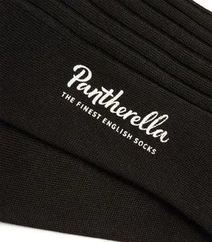 Pantherella Ribbed Socks - Black