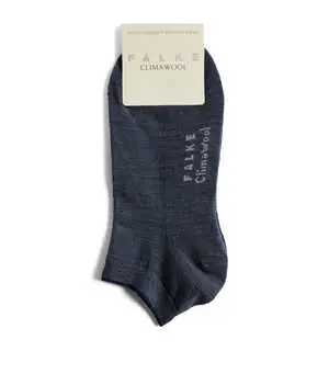 Falke Climawool Ankle Socks - Navy