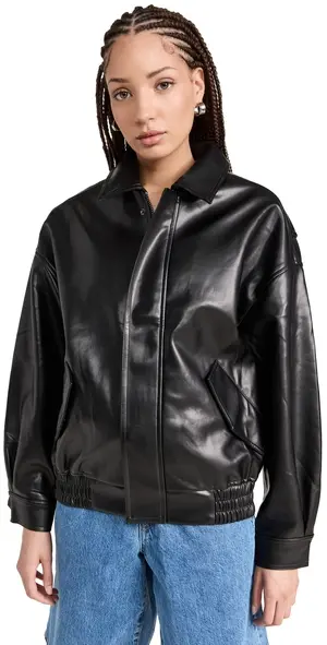 Lioness Kenny Bomber Jacket - Jet Black