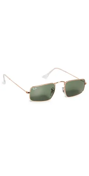 Ray-ban Julie Rectangle Sunglasses - Rose Gold/green
