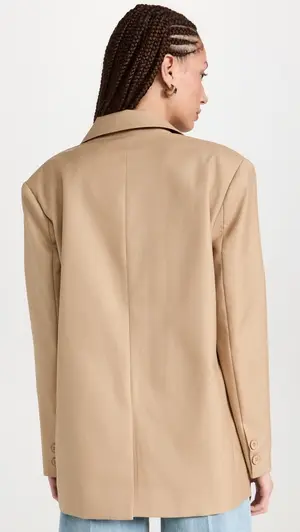 Lioness Single-button Twill Blazer