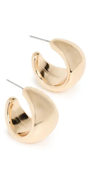 Shashi Kasumi Hoop Earrings - Gold