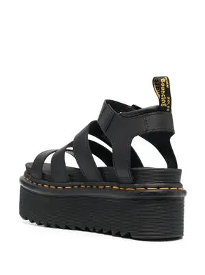 Dr. Martens 70mm Buckled Platform Sandals