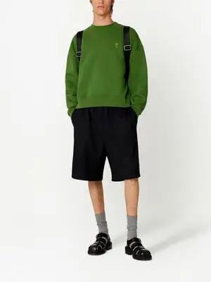 AMI Paris De Coeur Track Shorts