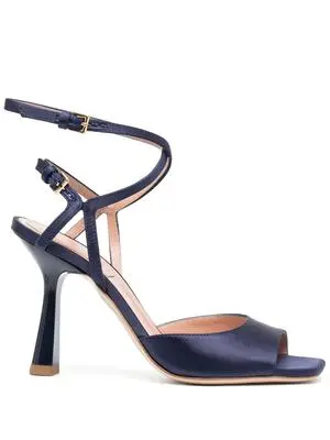 Alberta Ferretti 105mm Ankle-strap Sandals Black